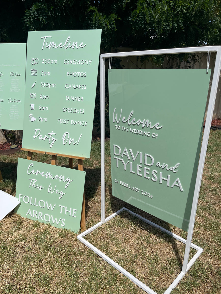 Wedding Range | Wedding Signs | Wedding Products | Custom Designs – N&K ...