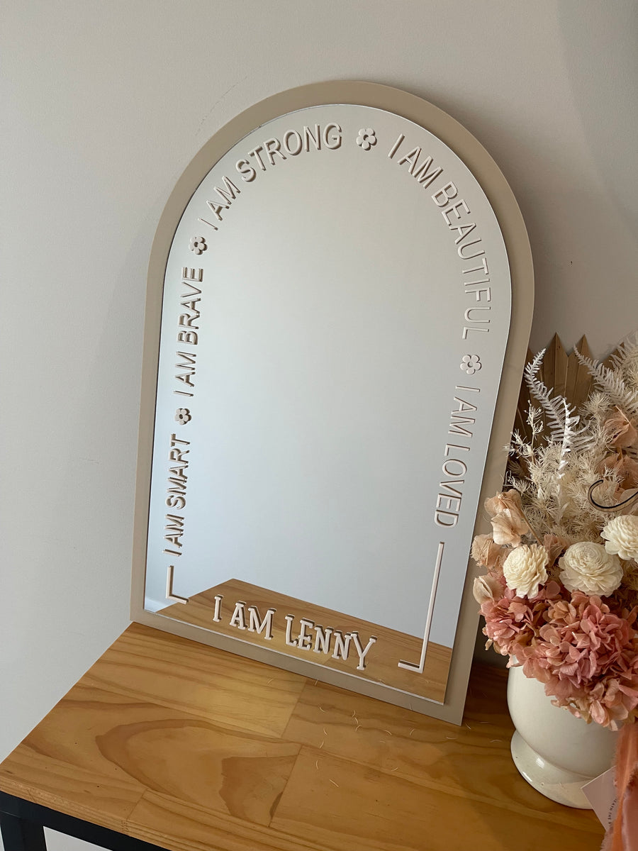 Affirmation Mirrors | Kids Affirmations | Bedroom Signs – N&K Custom ...
