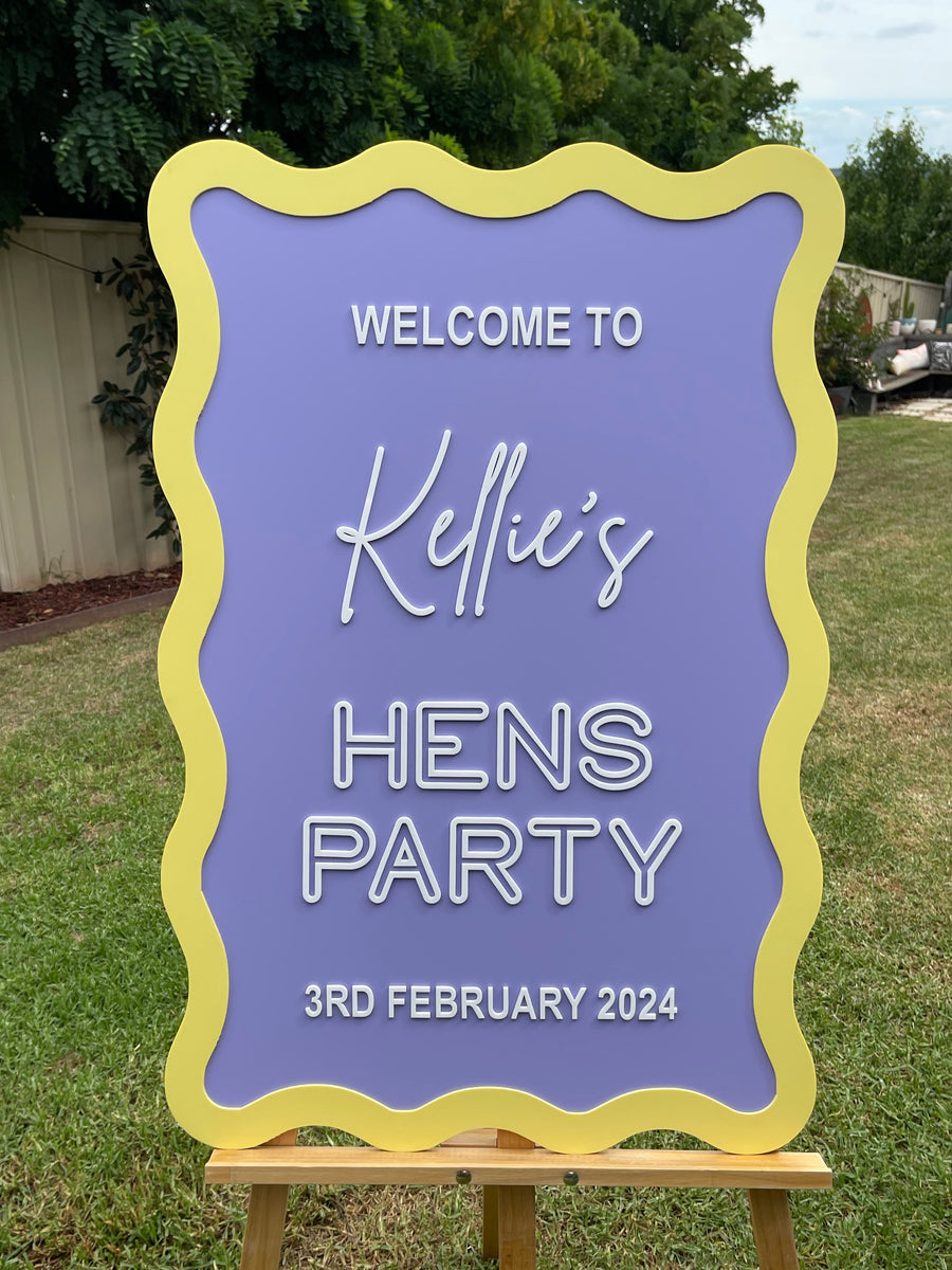 Hen's Party Signs | Hen's Party | Bachelorette | Bride-To-Be | Bride ...